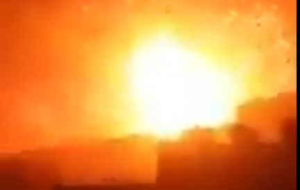 Watch: Huge Explosion Erupts From Saudi Airstrike on Houthi Weapons ...