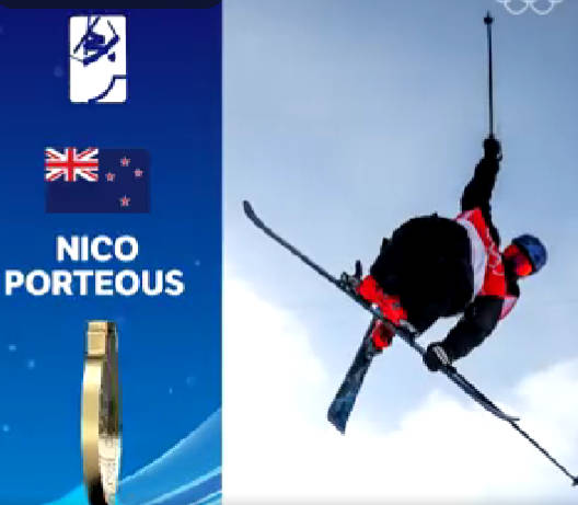 Nico Porteous wins gold in men's freestyle skiing halfpipe - Daily ...