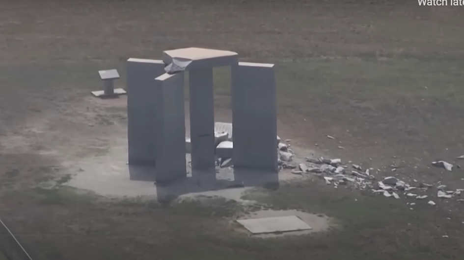 Watch: Georgia Guidestones - Explosion damages ‘American Stonehenge ...