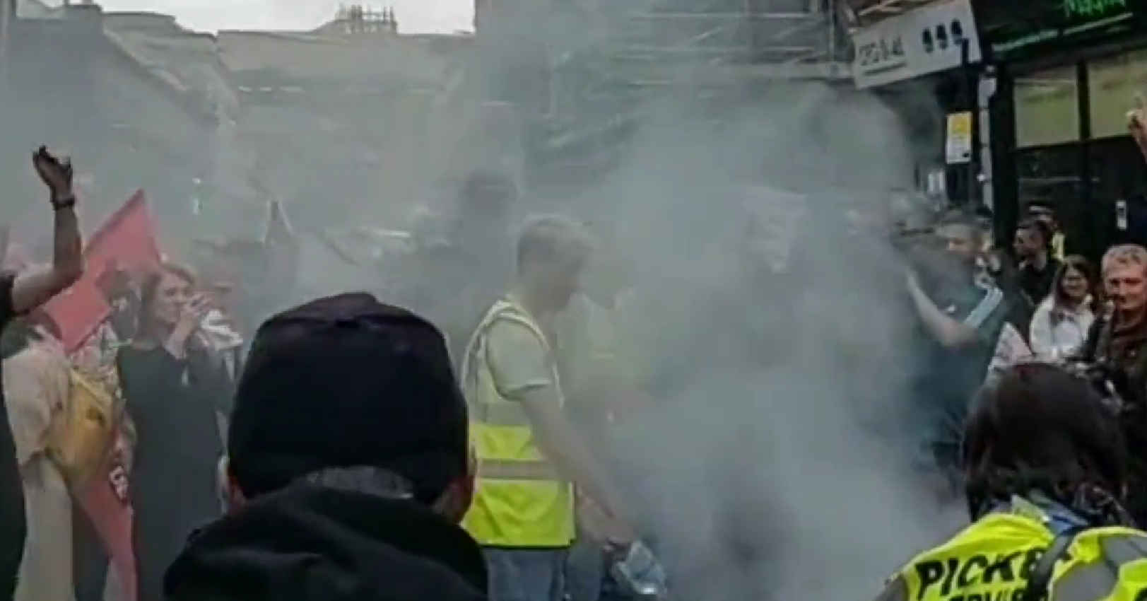 Watch: Scots burn energy bills in protest at rising power costs - Daily ...