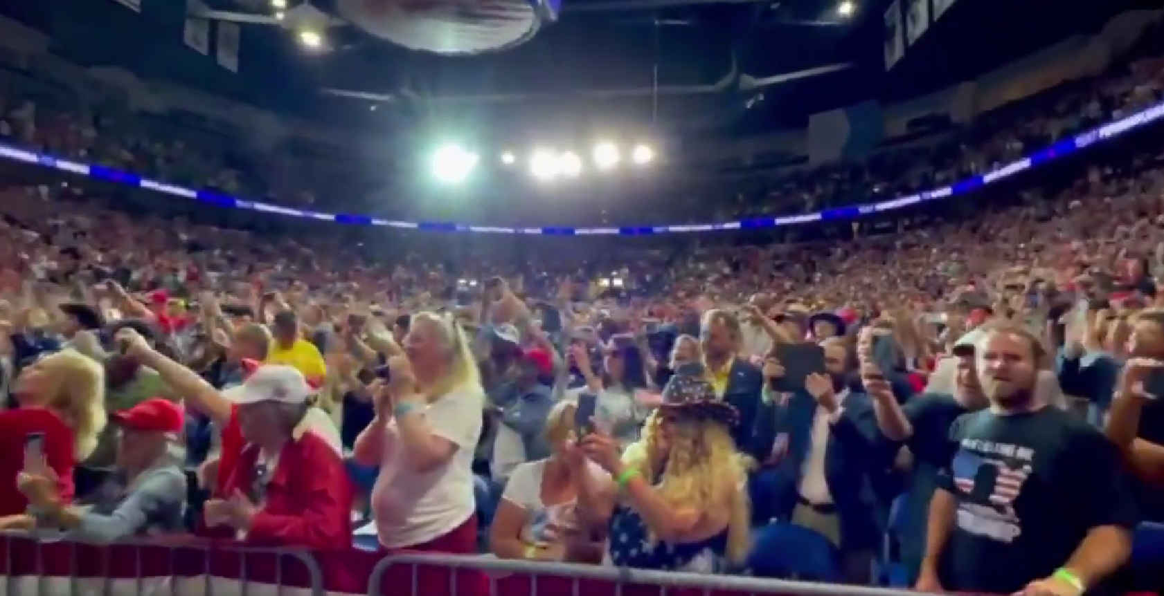Watch: Trump fills massive stadium, while Joe attracts a small rent-a ...