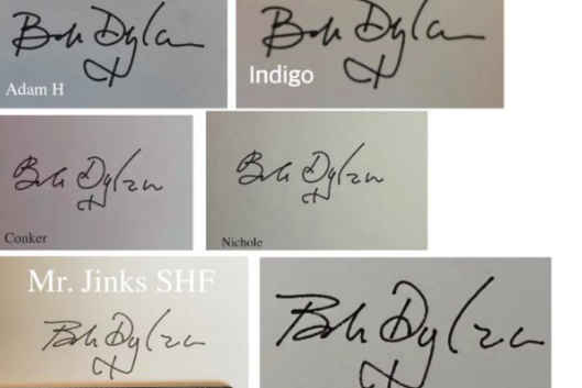 Bob Dylan Apologises For Using Machine-Printed 'Signatures' in His ...