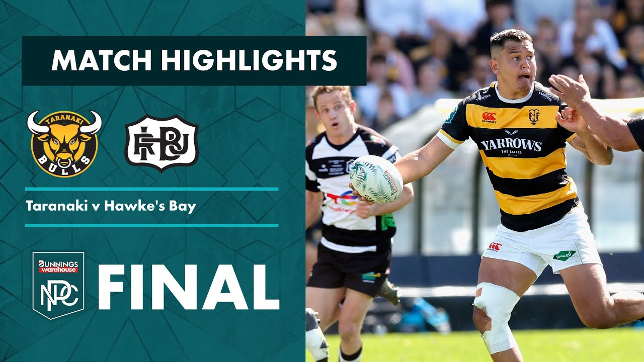 NPC 2023 Final: Taranaki 22 - 19 Hawke's Bay - Daily Telegraph NZ