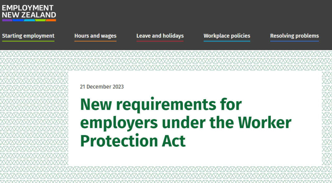 New requirements for employers under the Worker Protection Act - Daily ...