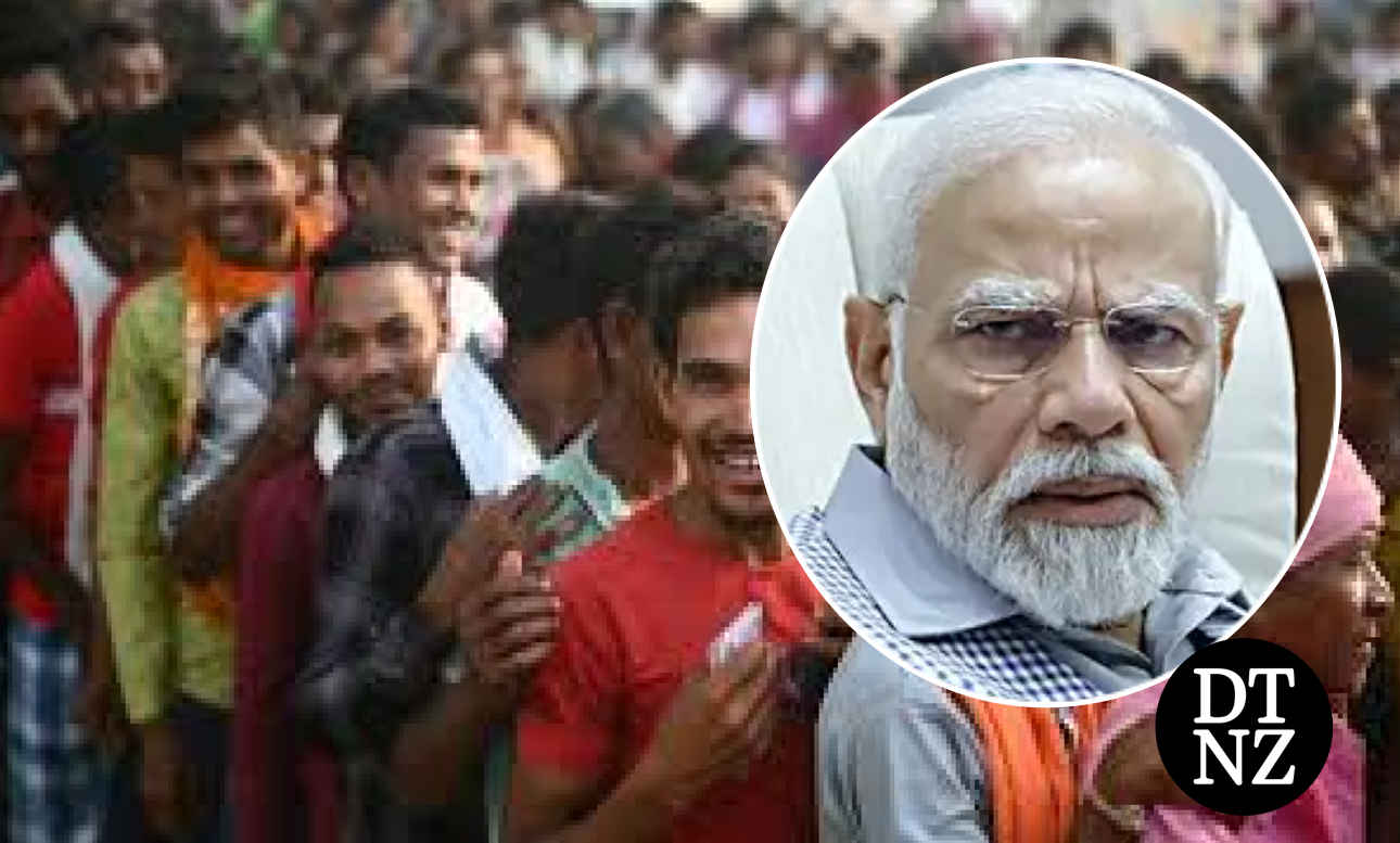 Modi casts vote as election to determine India’s next PM is underway ...