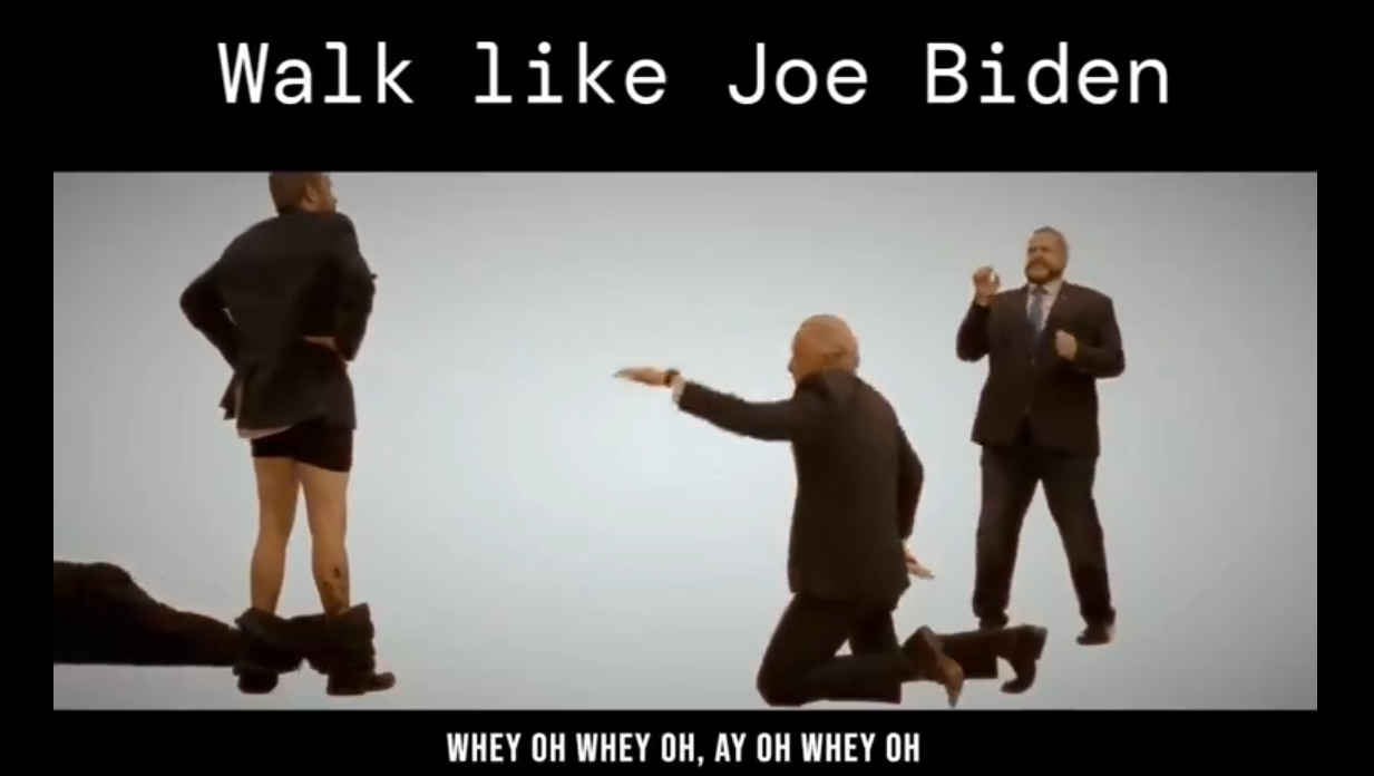 'Walk like a Joe Biden' - Daily Telegraph NZ
