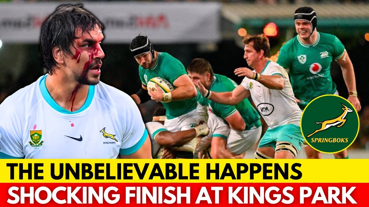 Ireland snatch dramatic win over Springboks with last-minute drop goal ...