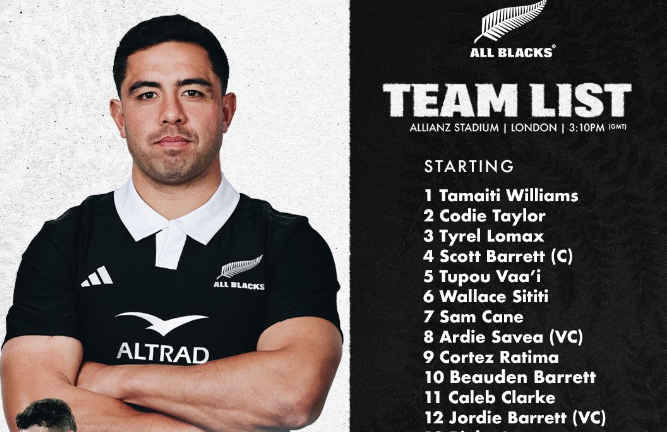 All Blacks name revamped squad for Twickenham showdown - Daily Telegraph NZ
