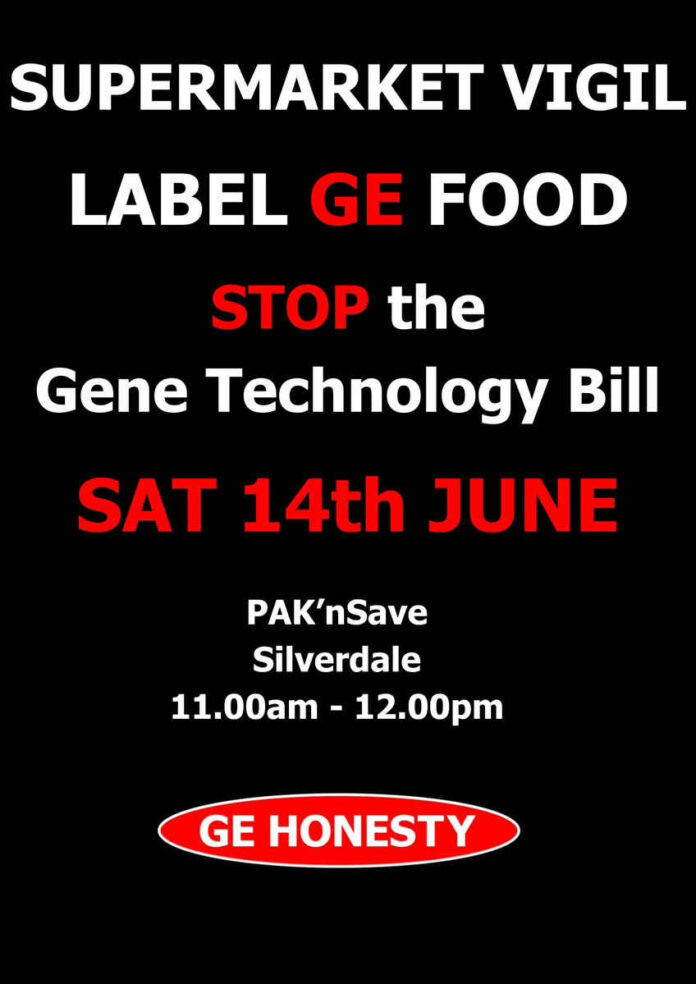 Supermarket vigil in Silverdale to support GE food labelling and end to ...