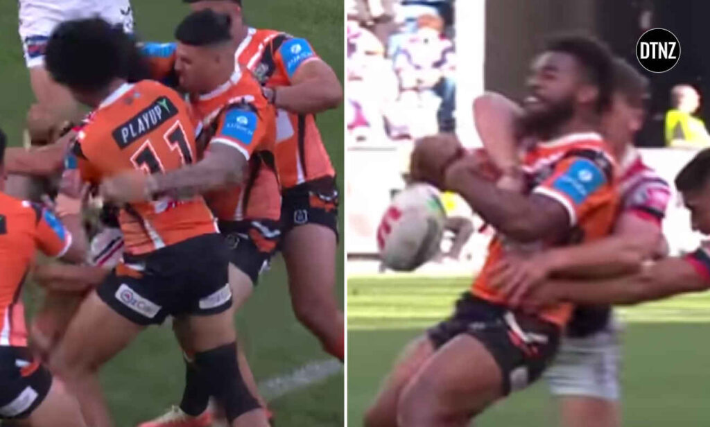 Fainu brothers make history as Tigers upset Roosters to snap losing ...