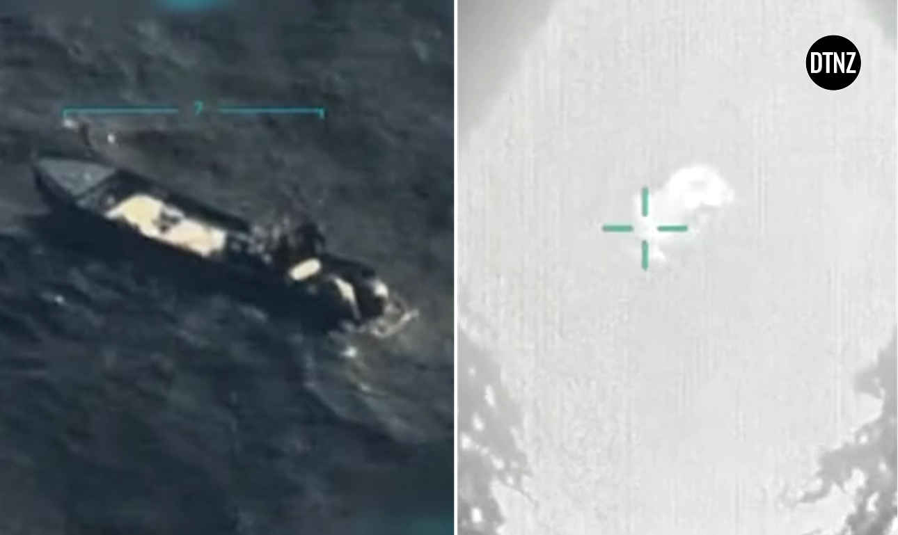 U.S. strikes another ‘narcoterrorist’ boat (Video) - Daily Telegraph NZ