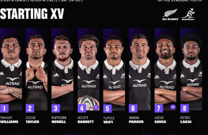 All Blacks make six changes for Bledisloe clash in Perth - Daily ...