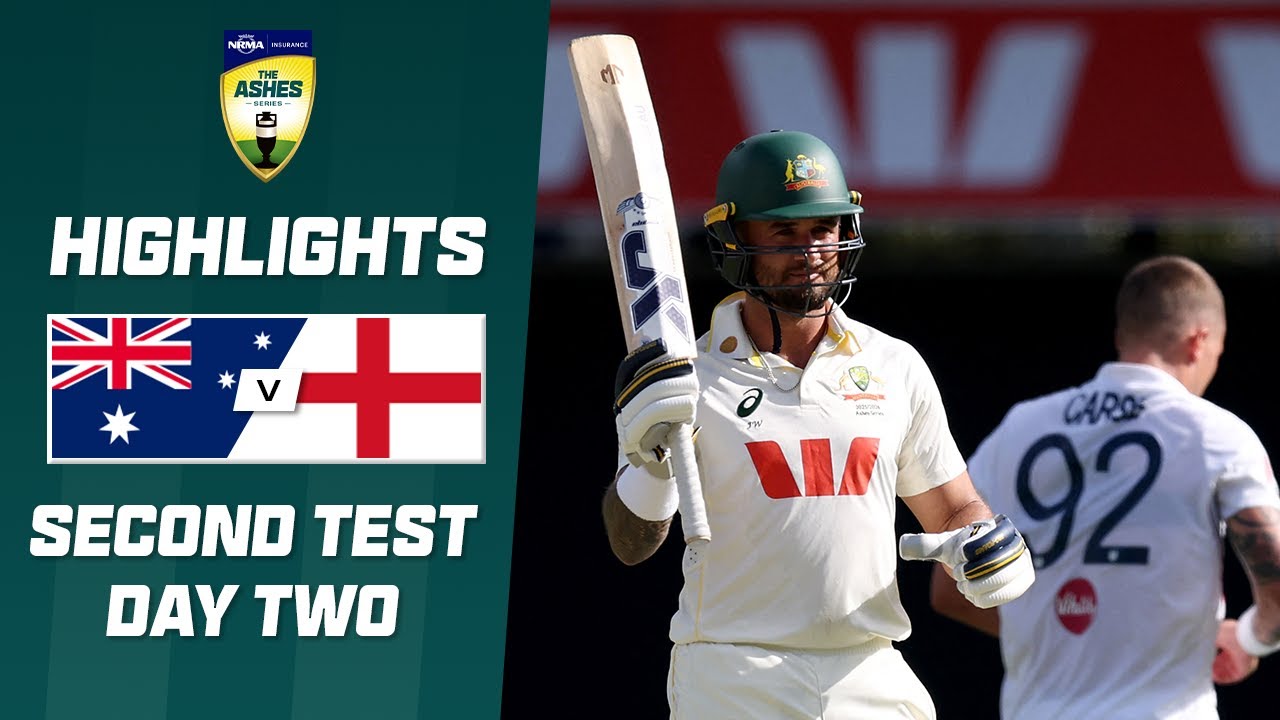 Ashes 2nd Test, Day 2: Australia stay on top despite chaotic collapse ...