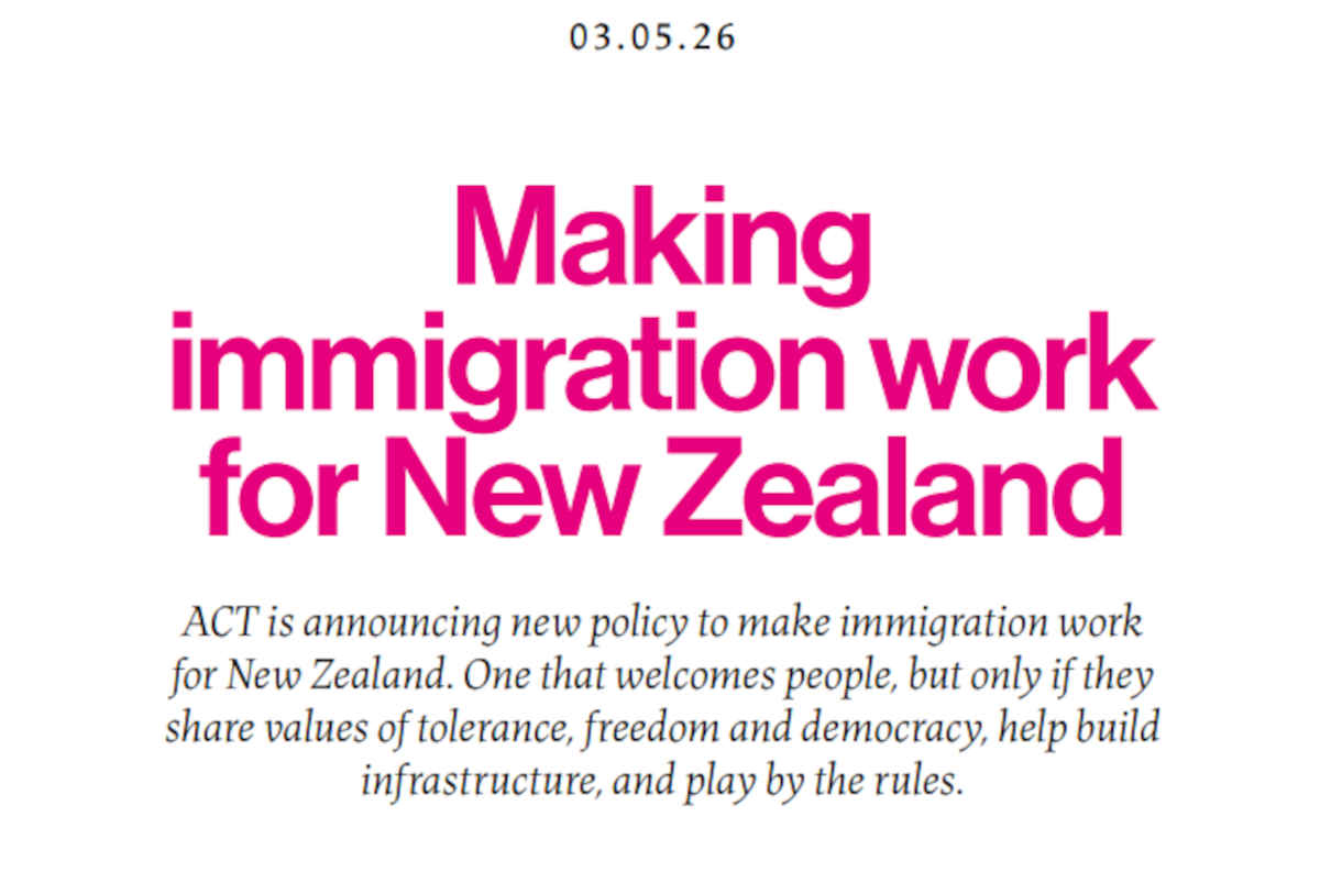 ACT unveils immigration overhaul with tougher deportation and welfare ...